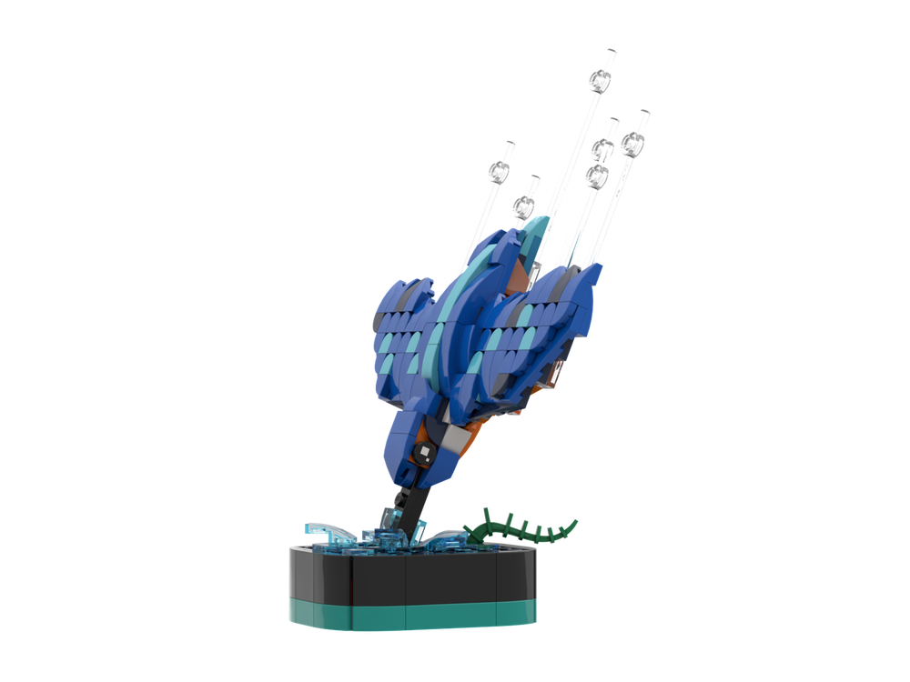LEGO MOC Kingfisher diving by SKABRAM | Rebrickable - Build with LEGO