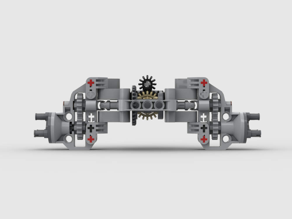 LEGO MOC High ground clearance front axle by Jerrycica1 | Rebrickable ...