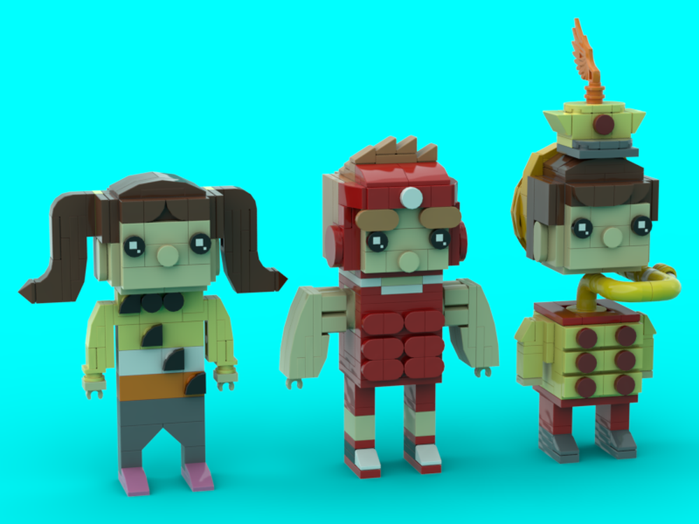 LEGO MOC Disrespectoids Brickheadz Set 4 by Pikminfan67 | Rebrickable ...