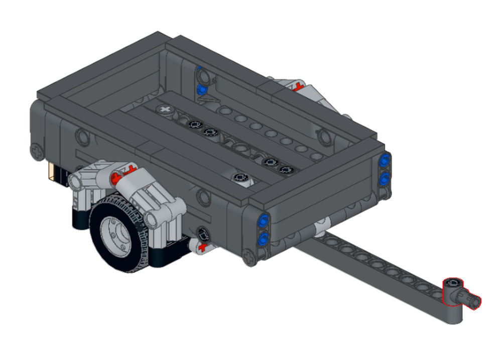 LEGO MOC trailer/remorc for small cars by jezza transport | Rebrickable ...