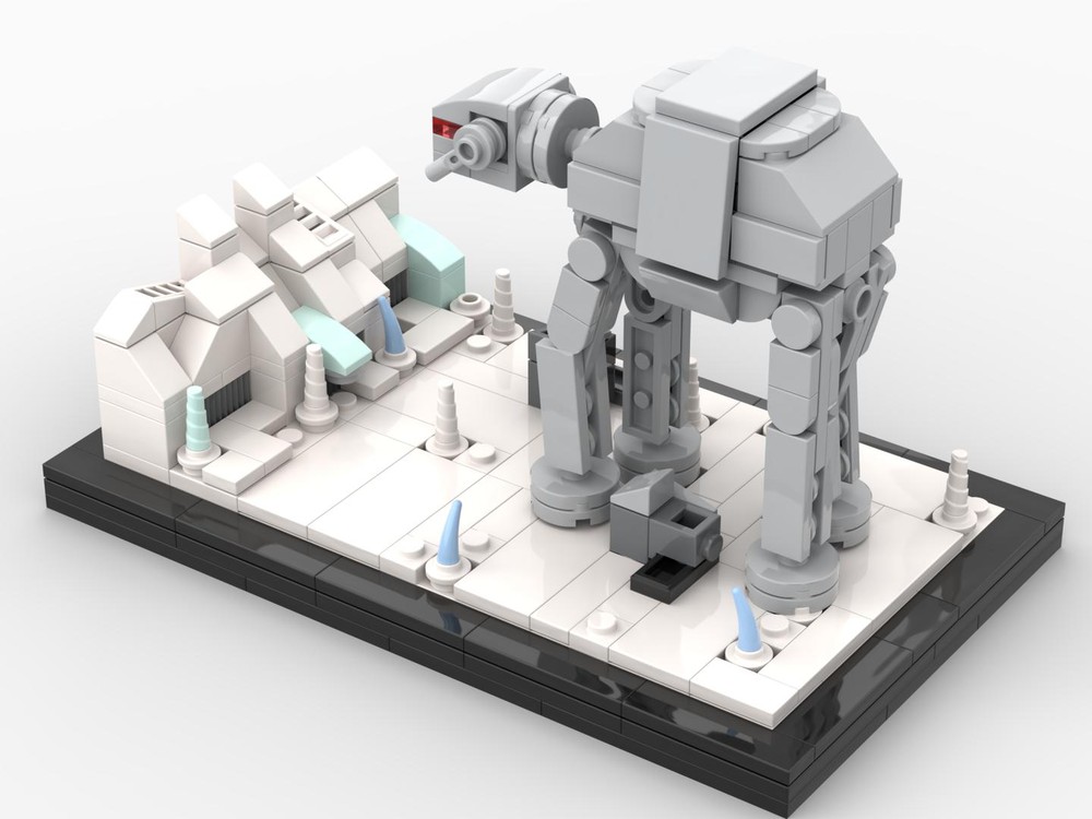 LEGO MOC AT-AT Hoth DIorama by FireFlash130 | Rebrickable - Build with LEGO