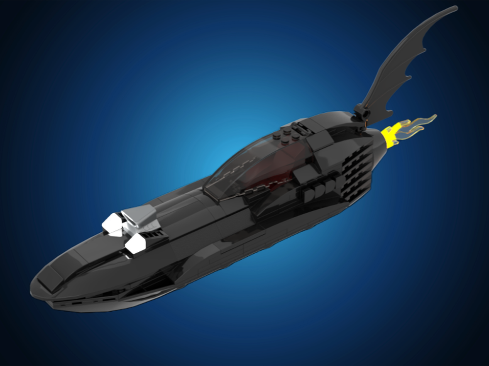 LEGO MOC Batboat by Brick Kaiser | Rebrickable - Build with LEGO