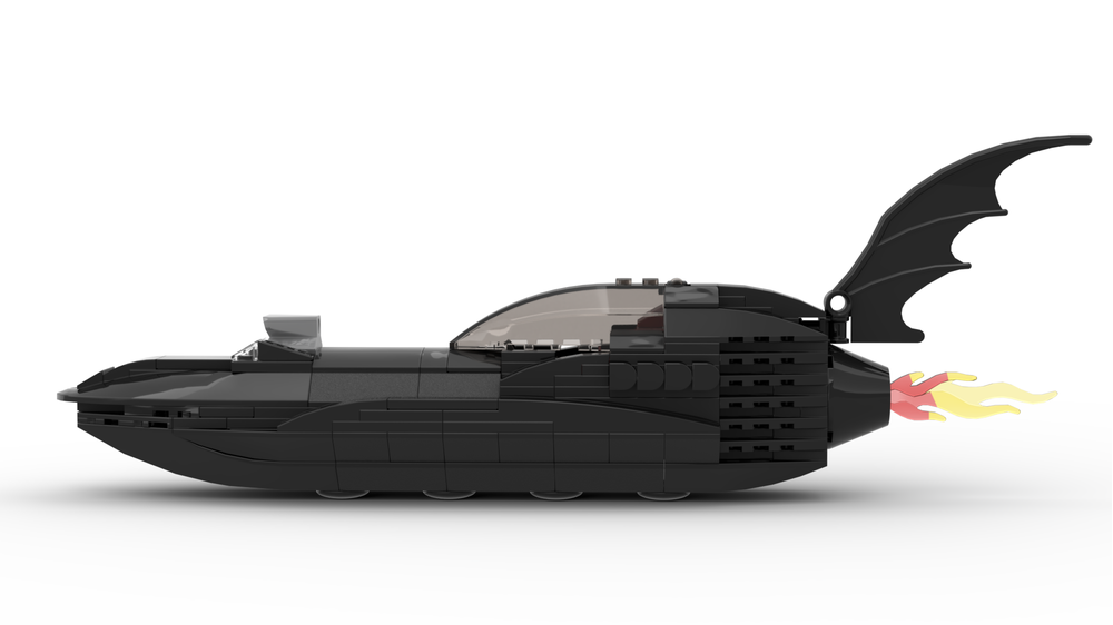 LEGO MOC Batboat by Brick Kaiser | Rebrickable - Build with LEGO