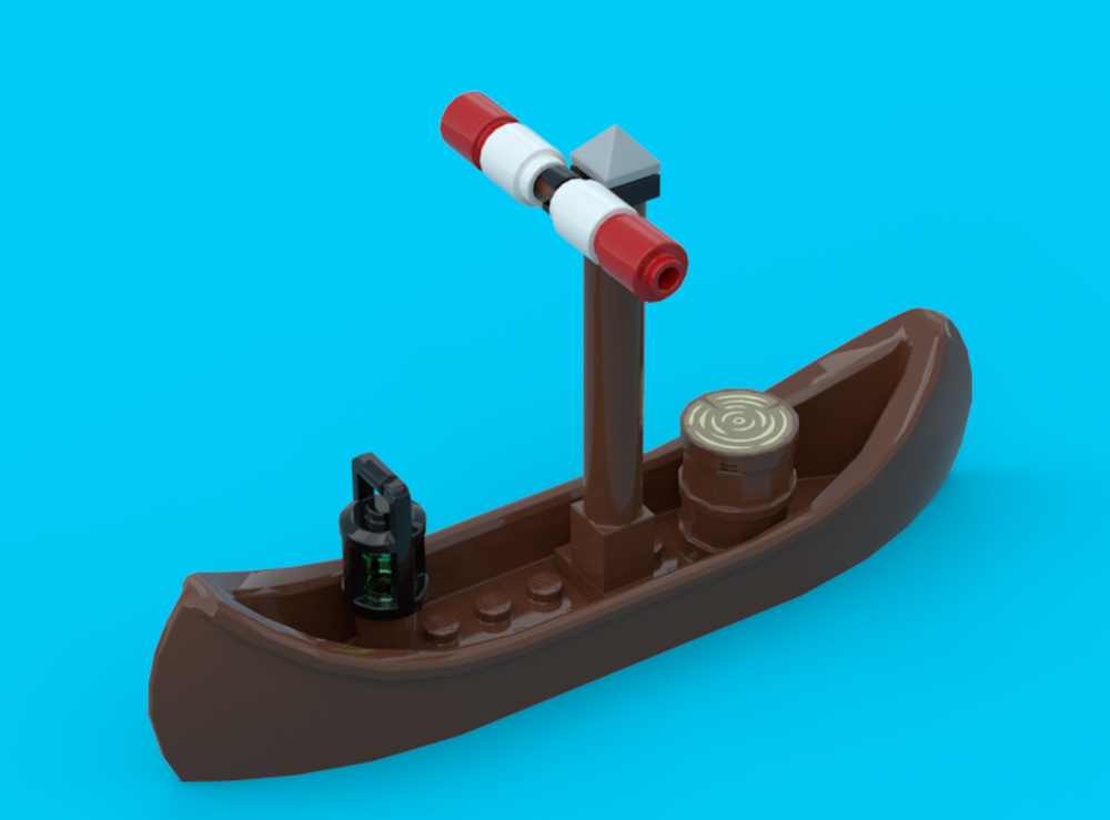 LEGO MOC Viking Canoe by Youvmi | Rebrickable - Build with LEGO