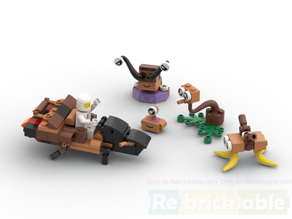 LEGO MOC 11031 Space ship and aliens by se1977 | Rebrickable - Build ...