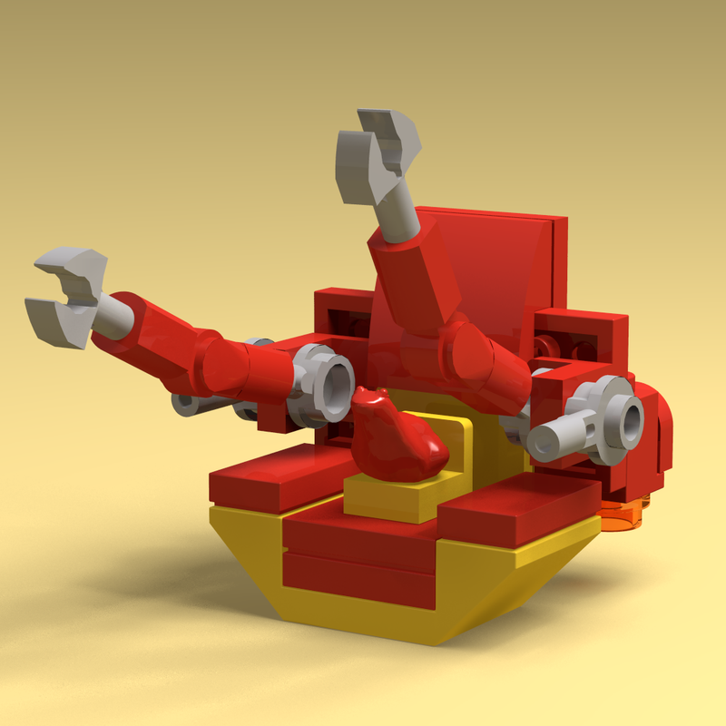 LEGO MOC The Frogarch's flying throne by Sire_Mew | Rebrickable - Build ...