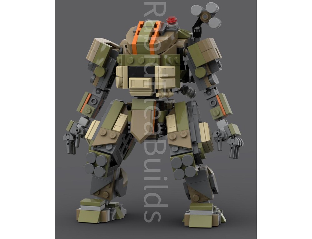 LEGO MOC Ogre Titan from Titanfall by RabidFleaBuilds | Rebrickable ...