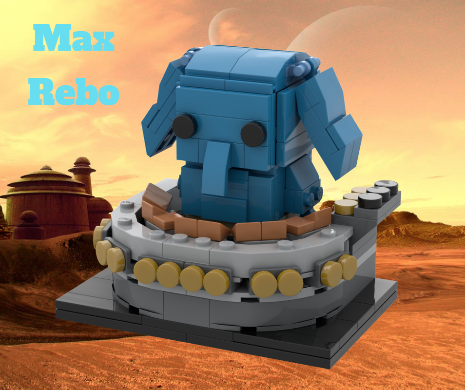LEGO MOC Max Rebo Brickheadz by Ant0noo | Rebrickable - Build with LEGO