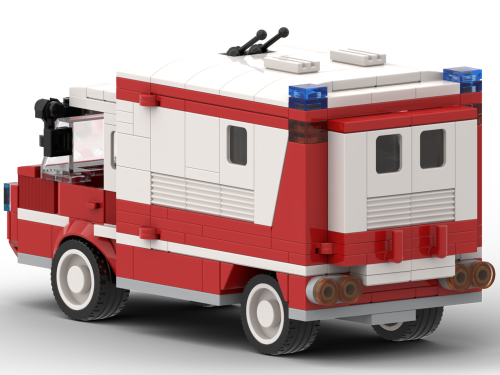 LEGO MOC Ambulance by Huebre | Rebrickable - Build with LEGO