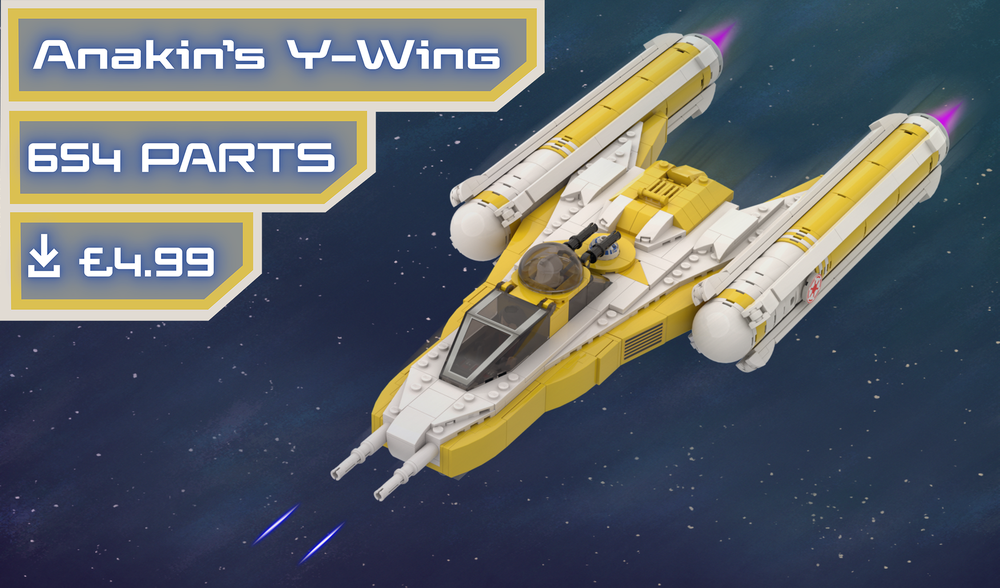 LEGO MOC Anakin's Y-Wing by INEEDBRICKS2603 | Rebrickable - Build with LEGO