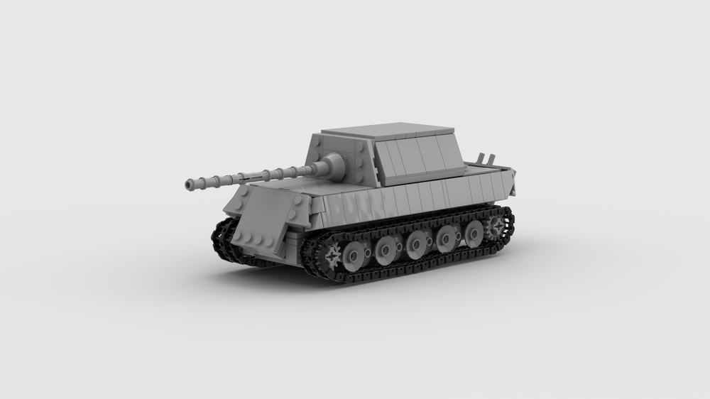 LEGO MOC Jagdtiger by Leopard_brick | Rebrickable - Build with LEGO