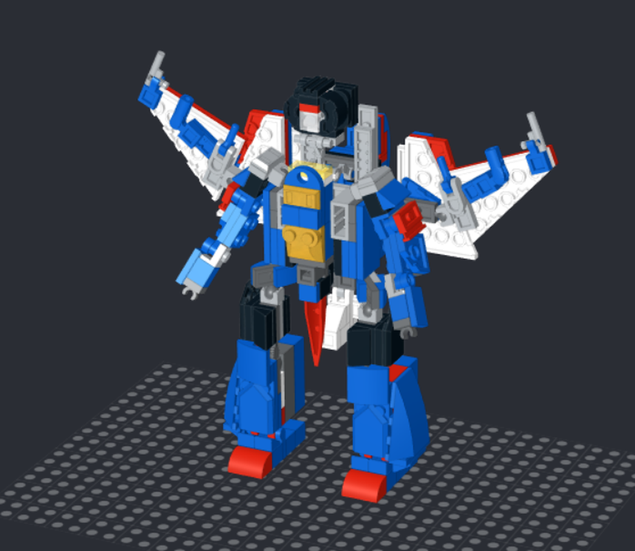Lego Moc Lego Bumblebee Movie Thundercracker Seeker By Devastator