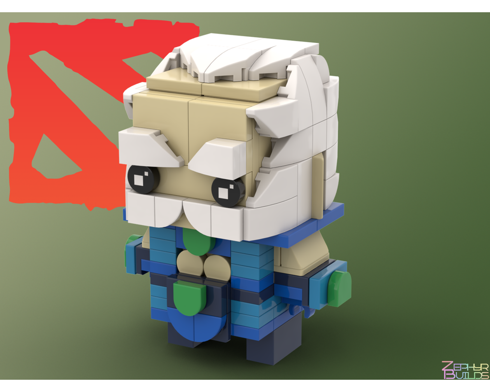 LEGO MOC DOTA 2 Zeus Brickheadz by ZephyrBuilds | Rebrickable - Build ...