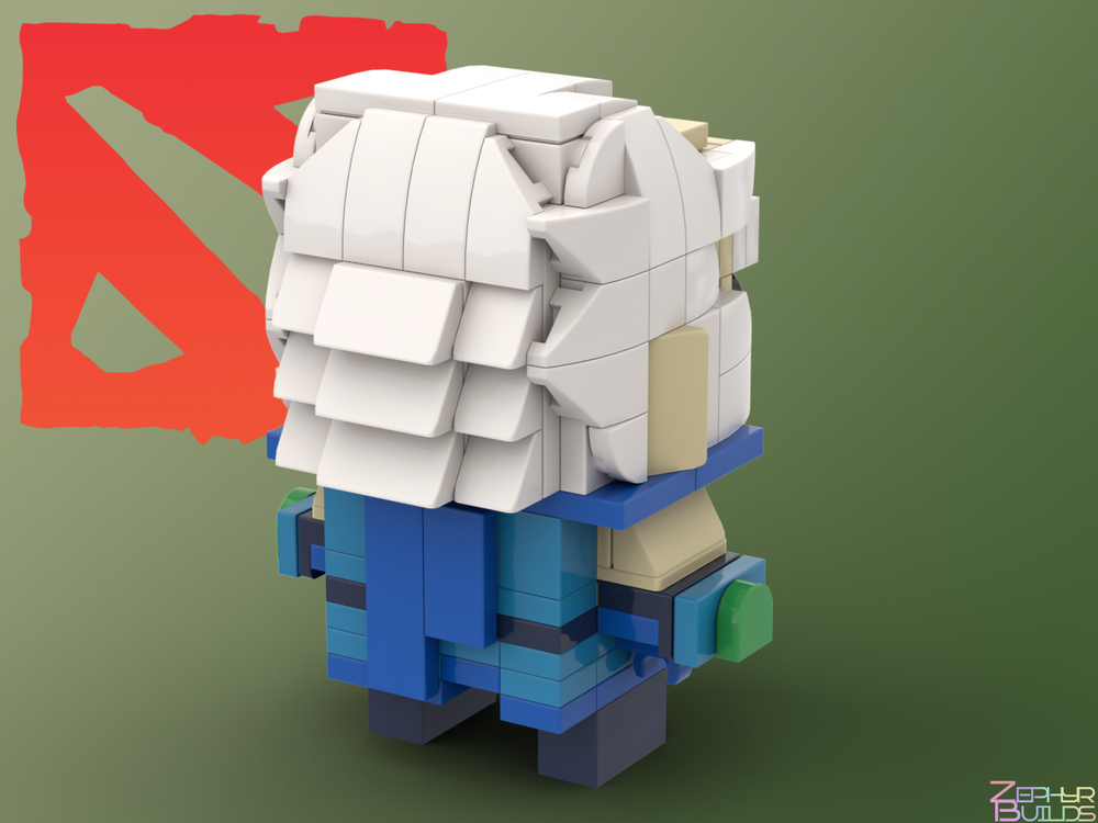 LEGO MOC DOTA 2 Zeus Brickheadz by ZephyrBuilds | Rebrickable - Build ...