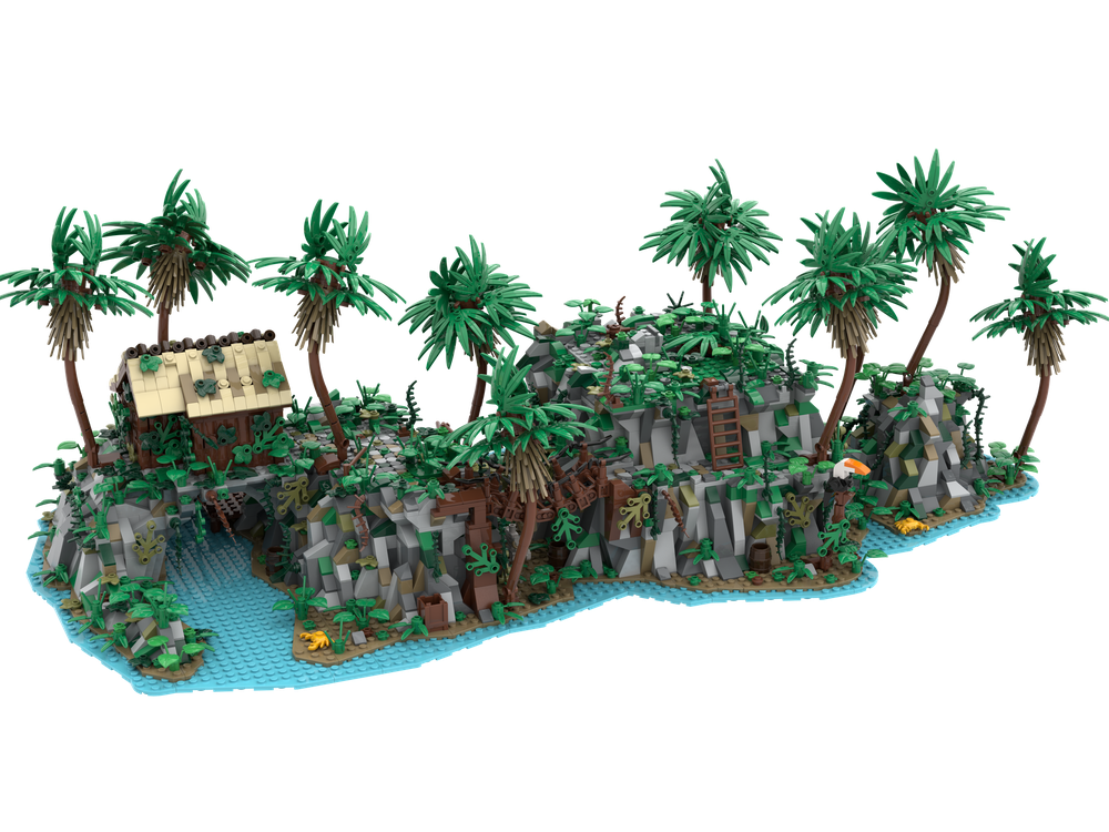 LEGO MOC Dominica Treasure Island by Moc_Fever | Rebrickable - Build ...