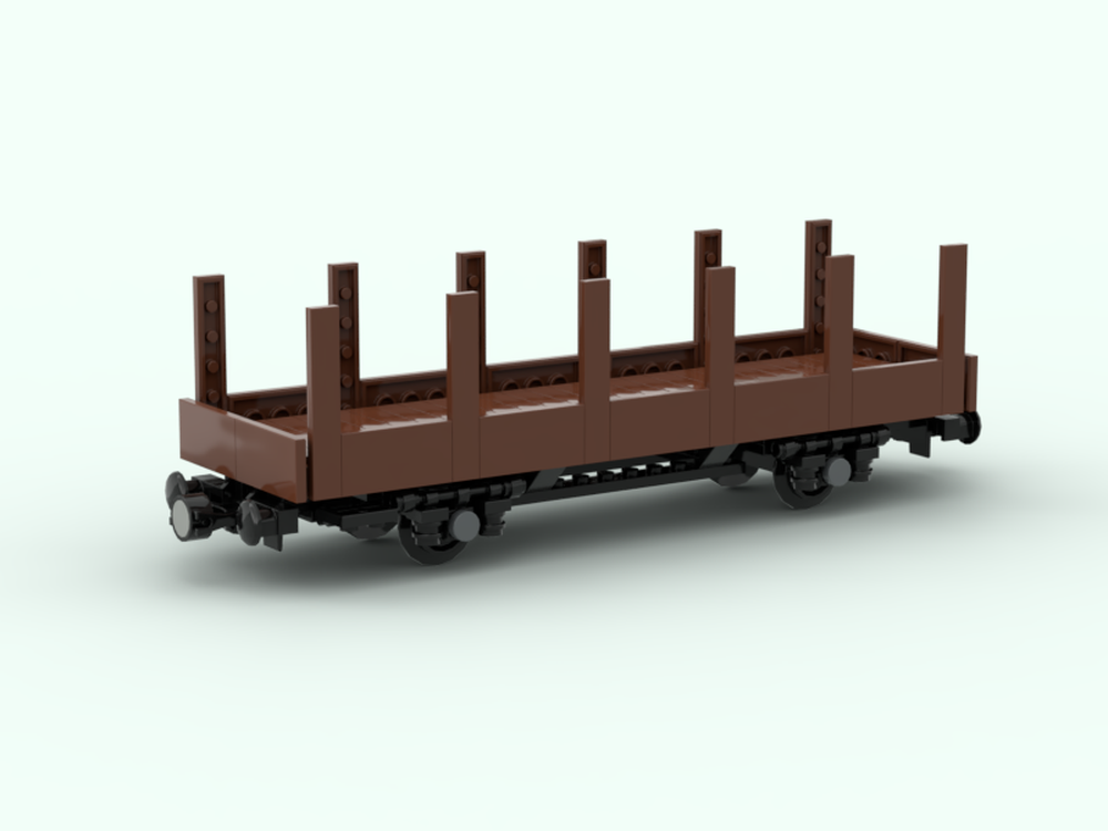 LEGO MOC DB Rongen wagon / Flat car (Rolling stock) by janeau ...