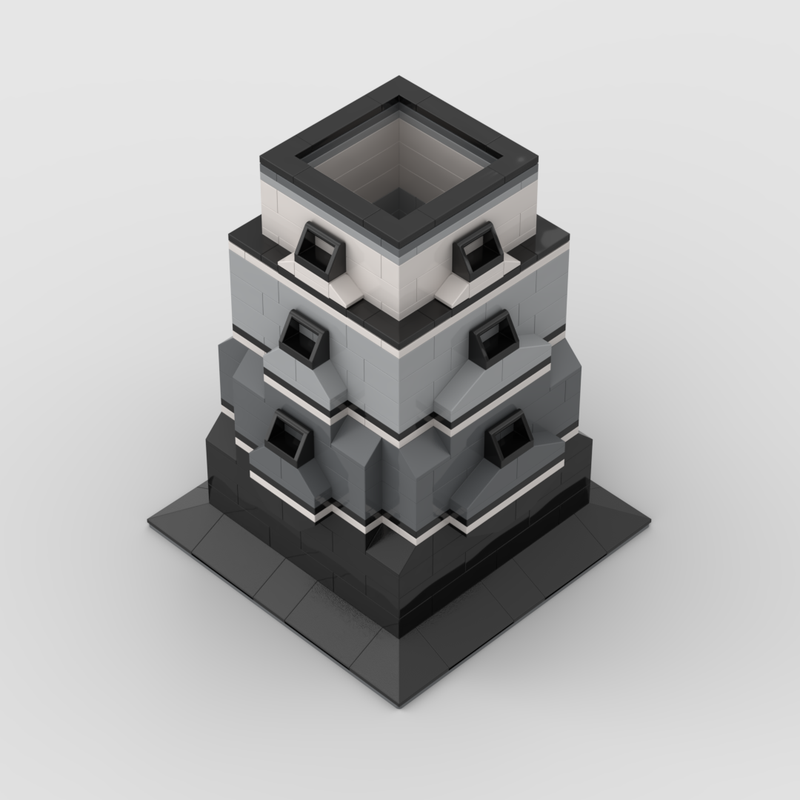 LEGO MOC Square Vase for #10280 Flower Bouquet by Celeri | Rebrickable ...