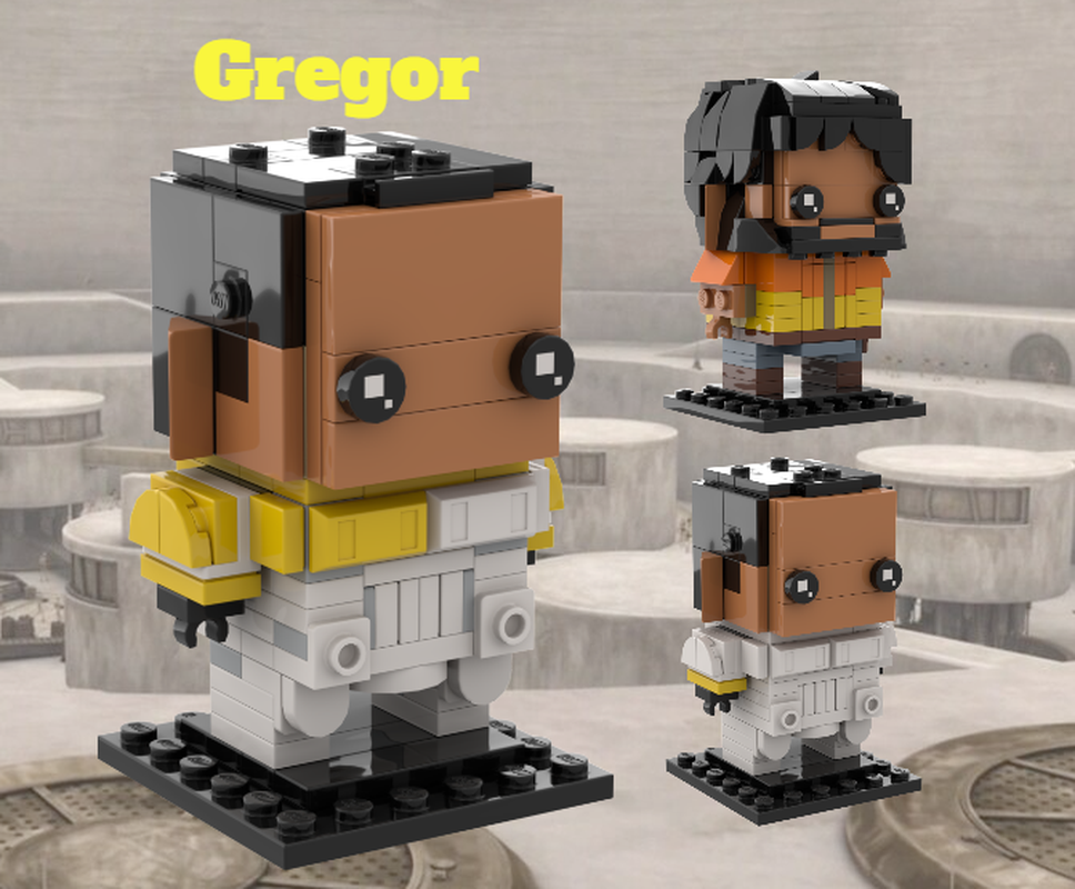 LEGO MOC Gregor Brickheadz BUNDLE by Ant0noo | Rebrickable - Build with ...