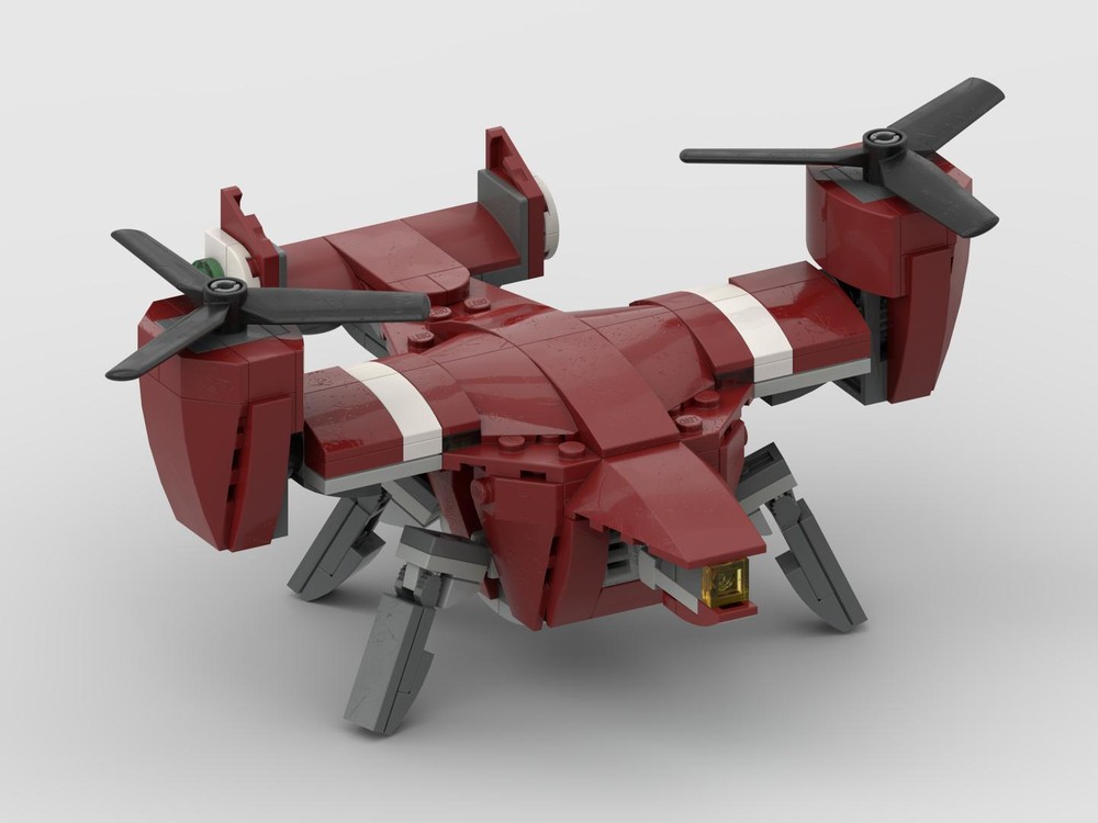 LEGO MOC Robotic Cargo VTOL by Rovivruselos | Rebrickable - Build with LEGO