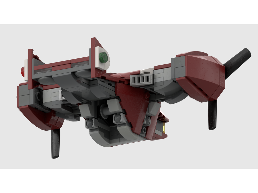 LEGO MOC Robotic Cargo VTOL by Rovivruselos | Rebrickable - Build with LEGO