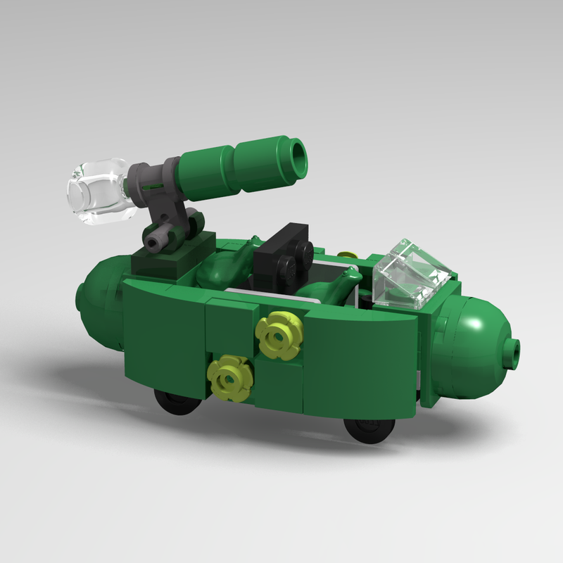 LEGO MOC The pickle cucumber mobile! by Sire_Mew | Rebrickable - Build ...