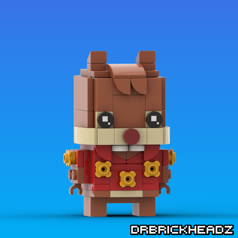 LEGO MOC Dale (Rescue Rangers) Brickheadz by DrBrickheadz | Rebrickable ...
