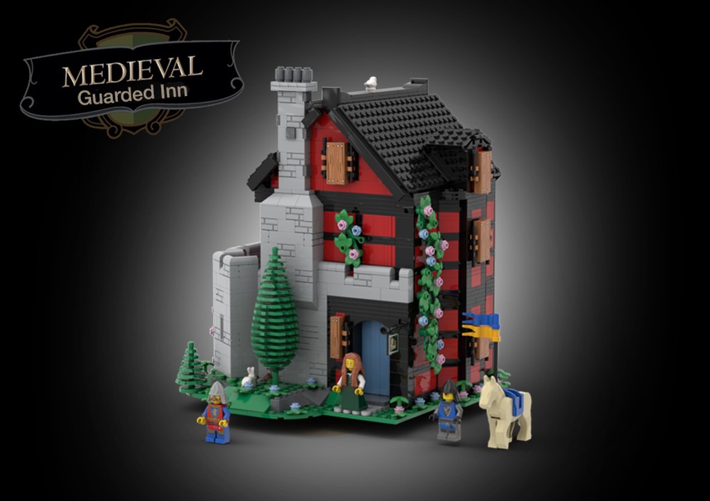 LEGO MOC Guarded Inn Remake by BuildingTogether | Rebrickable - Build ...