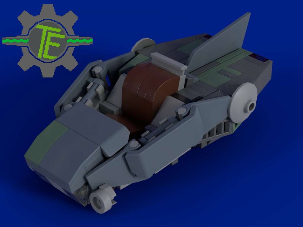 Lego Moc Rusty Hovercraft By Terra Ender Rebrickable Build With Lego
