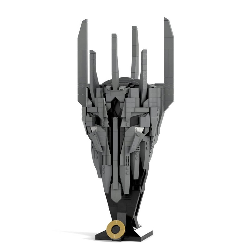 LEGO MOC LOTR Sauron Helmet by Tigerton_bricks | Rebrickable - Build ...