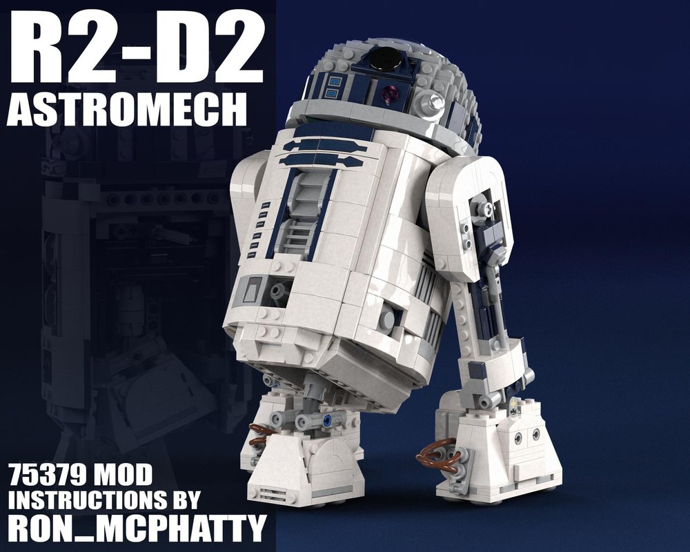 LEGO MOC R2-D2 Retractable Middle Foot set 75379 MOD by ron_mcphatty | Rebrickable - Build with LEGO
