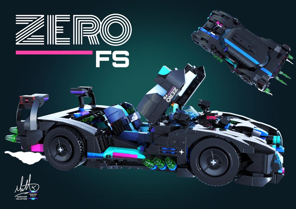 LEGO MOC Zero FS - Cyberpunk Hypercar by MadDadBricks | Rebrickable ...
