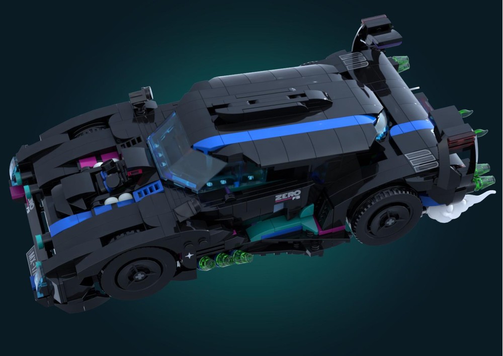 LEGO MOC Zero FS - Cyberpunk Hypercar by MadDadBricks | Rebrickable ...