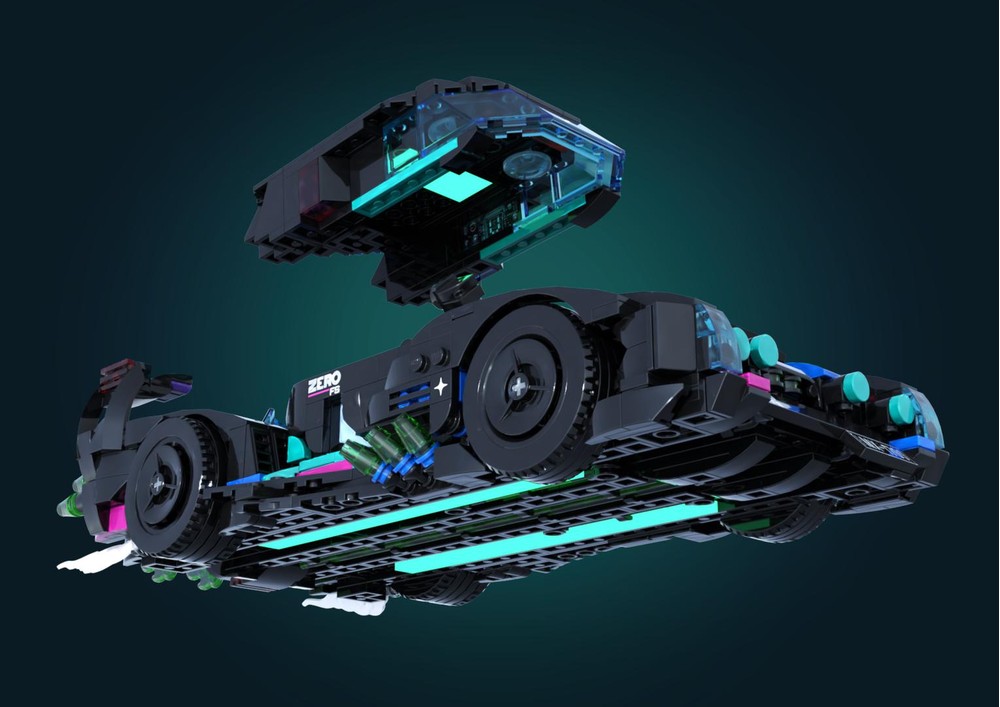 LEGO MOC Zero FS - Cyberpunk Hypercar by MadDadBricks | Rebrickable ...
