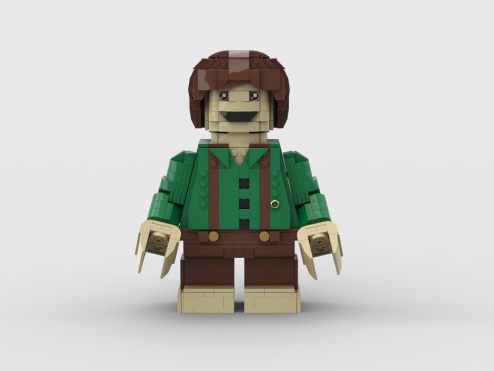 LEGO MOC Maxifigure Frodo Baggins by Sabrisiria | Rebrickable - Build ...
