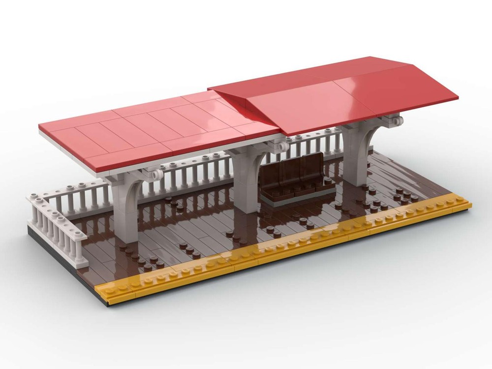 LEGO MOC Brooklyn L Station: Corner section by EMRE_04 | Rebrickable ...