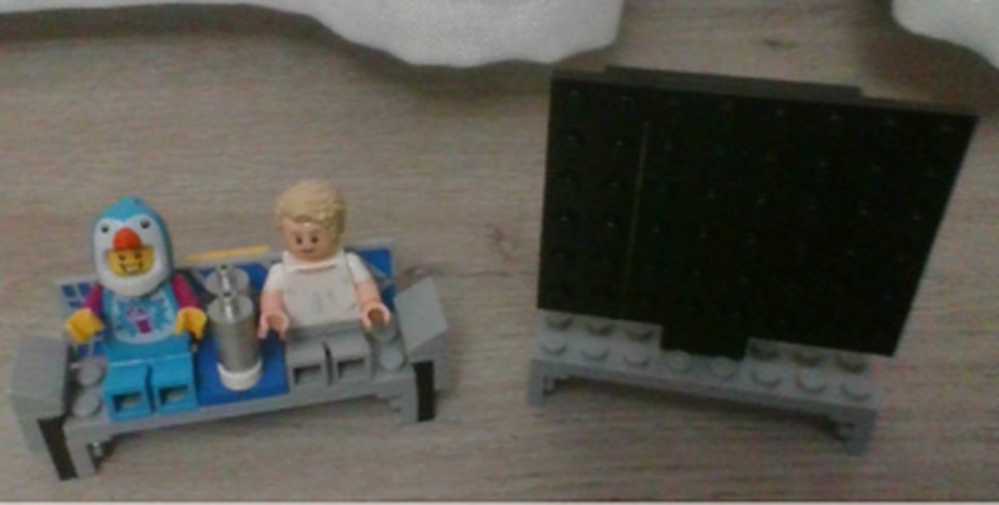 LEGO MOC Big television with a sofa by AdriánRS | Rebrickable - Build ...