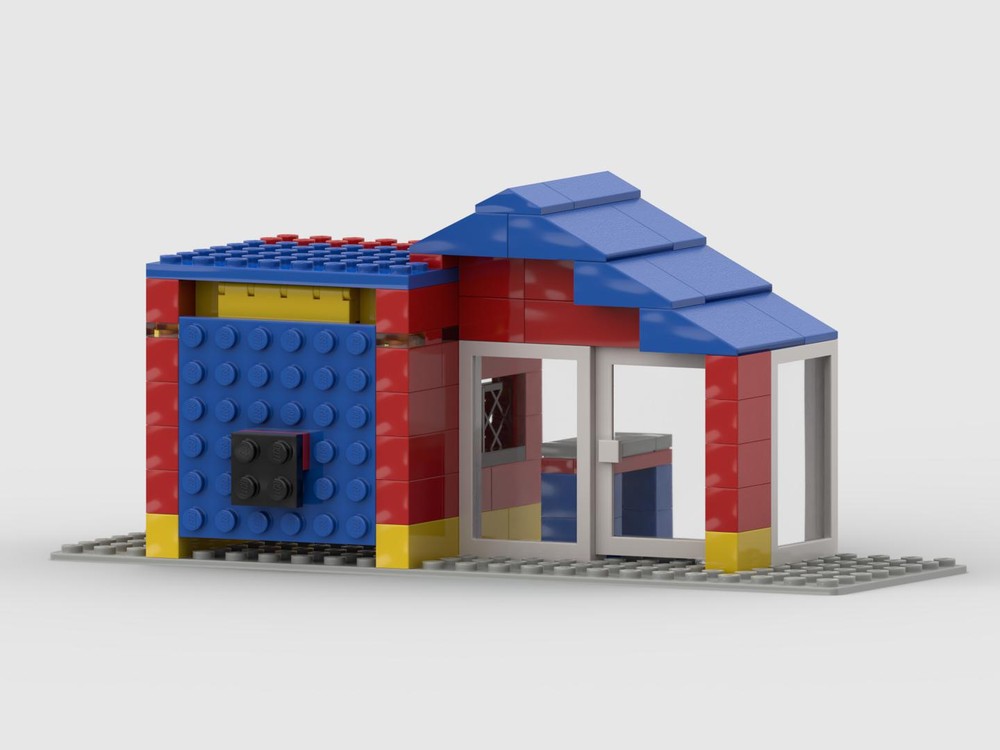LEGO MOC Workshop with a small office by Felix04 | Rebrickable - Build ...