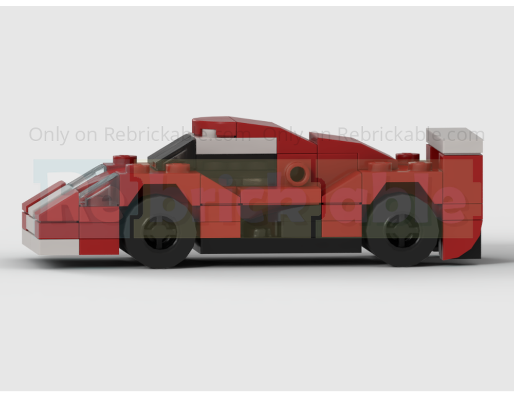 LEGO MOC Toyota GT-One TS020 Prototype Racing Car - Half Speed ...