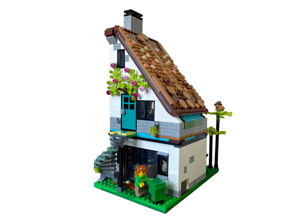 LEGO MOC Cozy Home Modular Alternate build of 2x31139 Cozy House by re ...