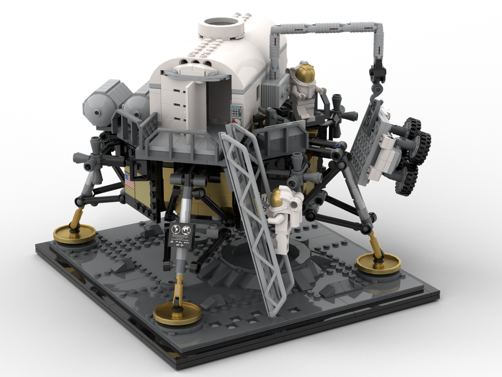 LEGO MOC Moon Base Apollo by zeegiraf | Rebrickable - Build with LEGO