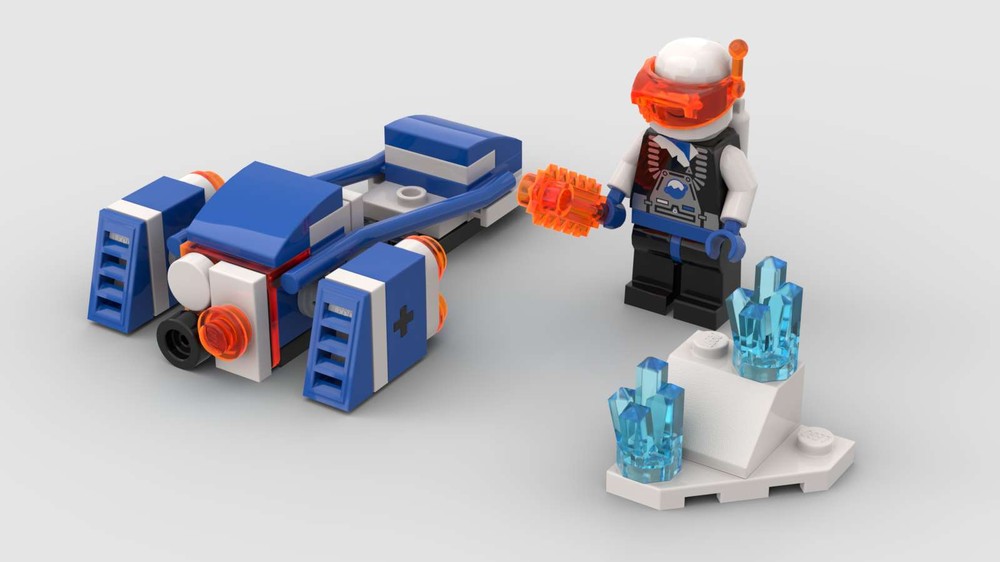 LEGO MOC 30663 Space Hoverbike - Ice Planet remix by denjohan ...