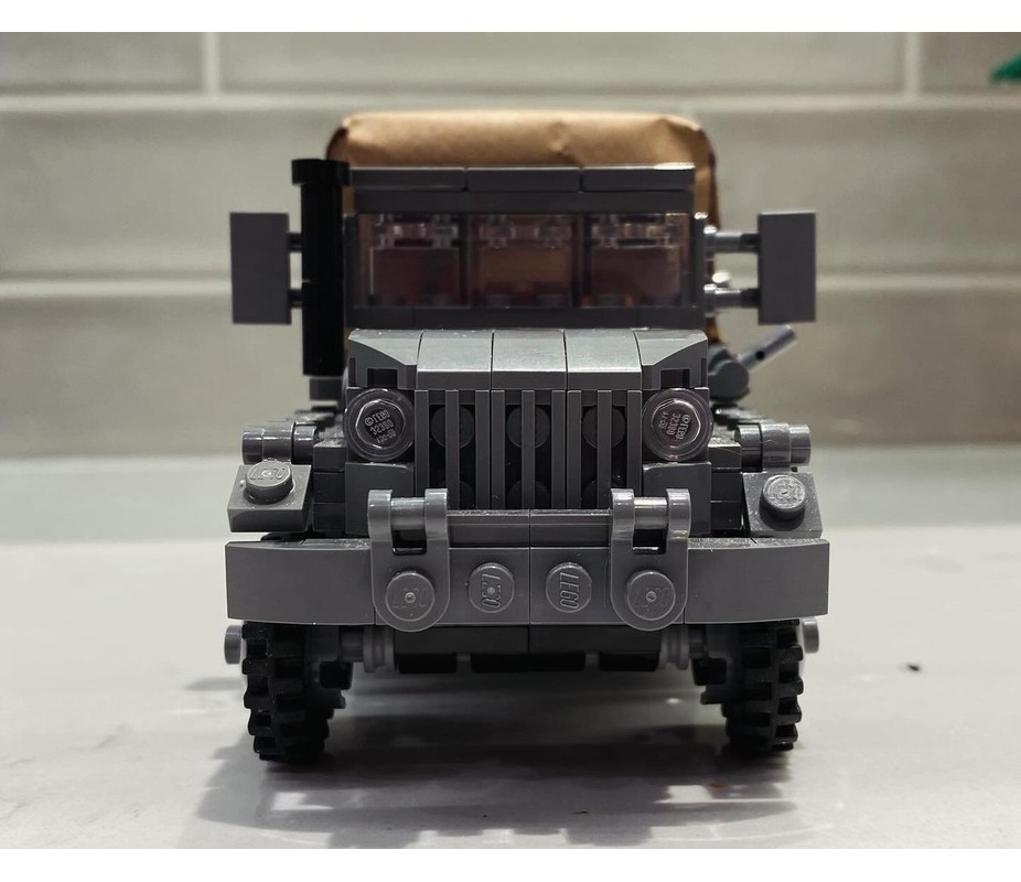 LEGO MOC U.S. M35 Military Cargo Truck by Cascadia Bricks | Rebrickable ...