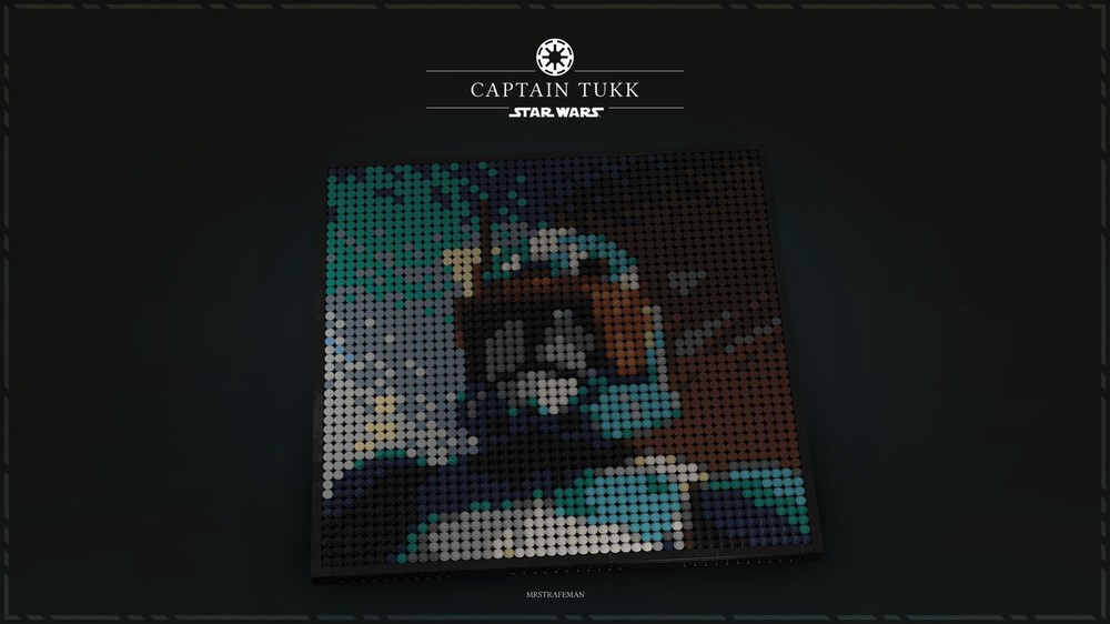 LEGO MOC Captain Tukk Art by MrStrafeMan | Rebrickable - Build with LEGO