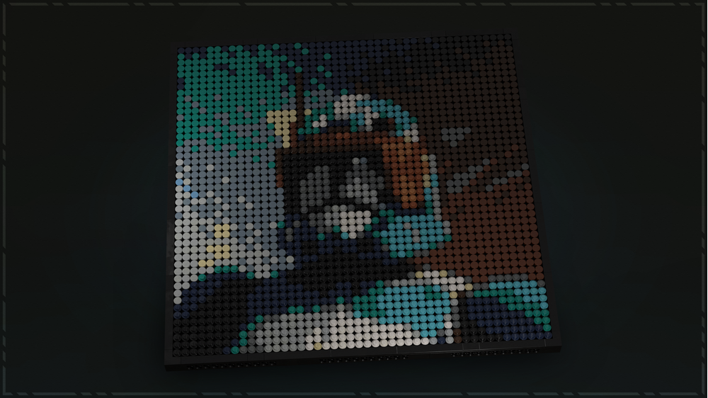 LEGO MOC Captain Tukk Art by MrStrafeMan | Rebrickable - Build with LEGO