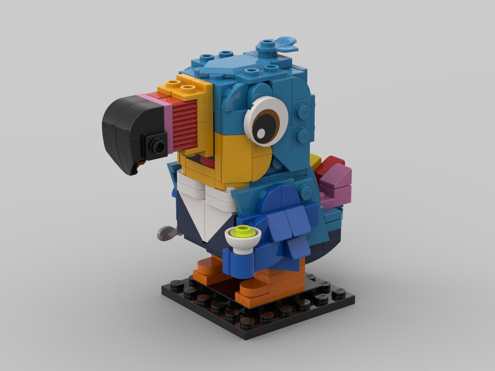LEGO MOC Toucan Sam Brickheadz (Froot Loops) by Penguins and plastic ...