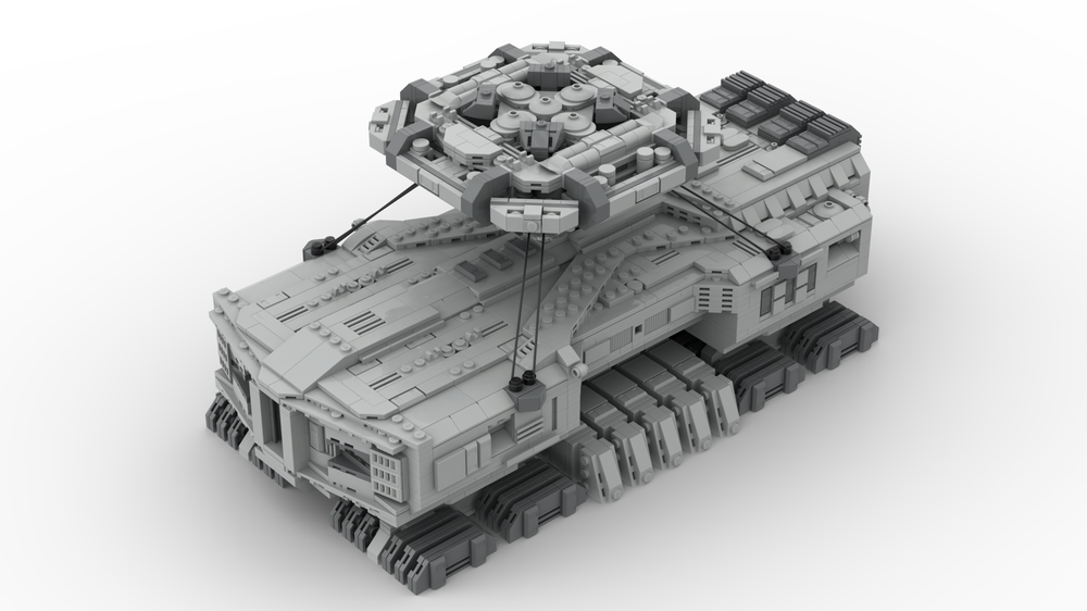 Lego Moc Dune Carryall By Blockwise Rebrickable Build With Lego