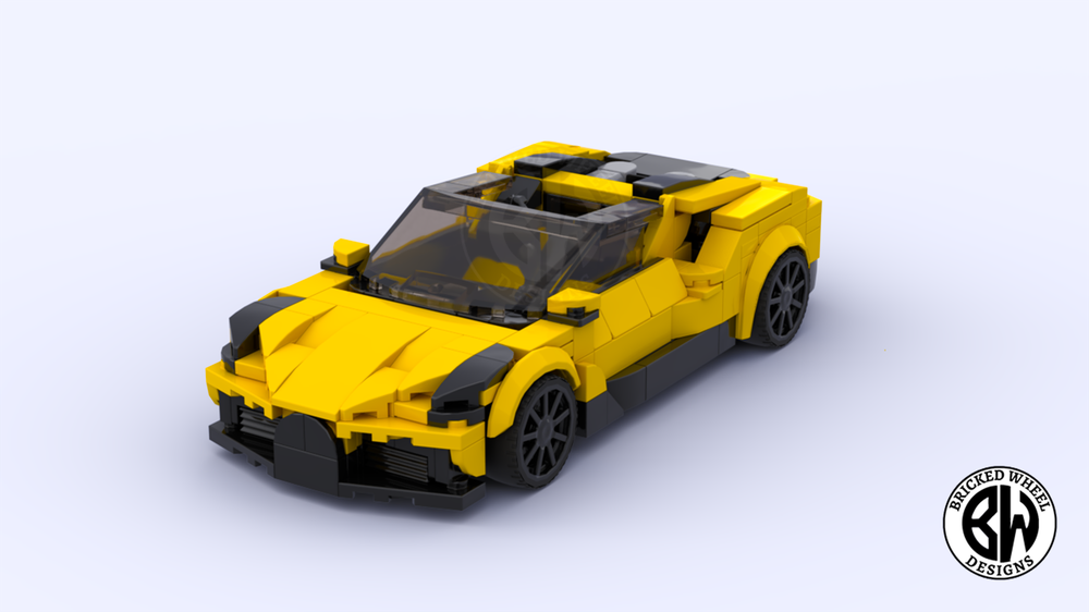 LEGO MOC Bugatti W16 Mistral - The Last Ever Bugatti W16 by BrickedWheel | Rebrickable - Build ...