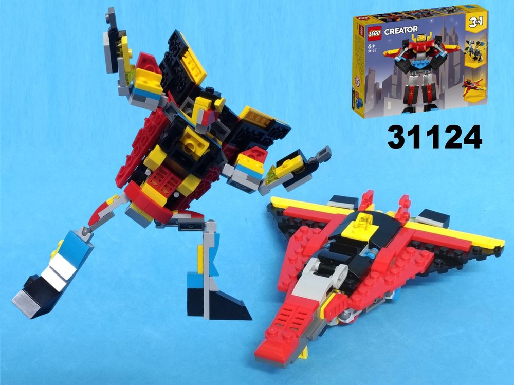 LEGO MOC Transformer Jet fighter Needlenose from LEGO Creator 31124 ...
