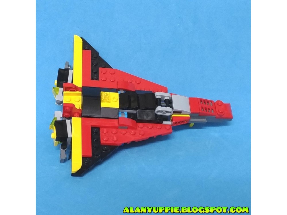 Lego Moc Transformer Jet Fighter Needlenose From Lego Creator 31124