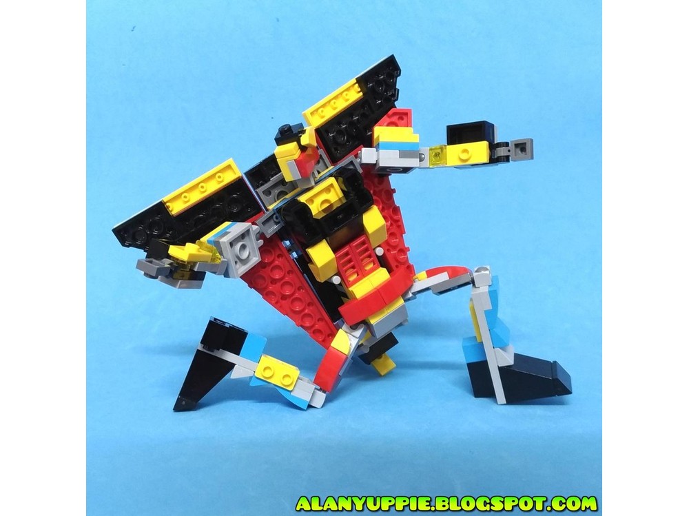 LEGO MOC Transformer Jet fighter Needlenose from LEGO Creator 31124 ...